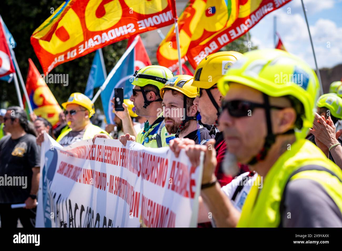 Rome, Rm, Italy. 3rd June, 2024. Workers from all over Italy gather in ...