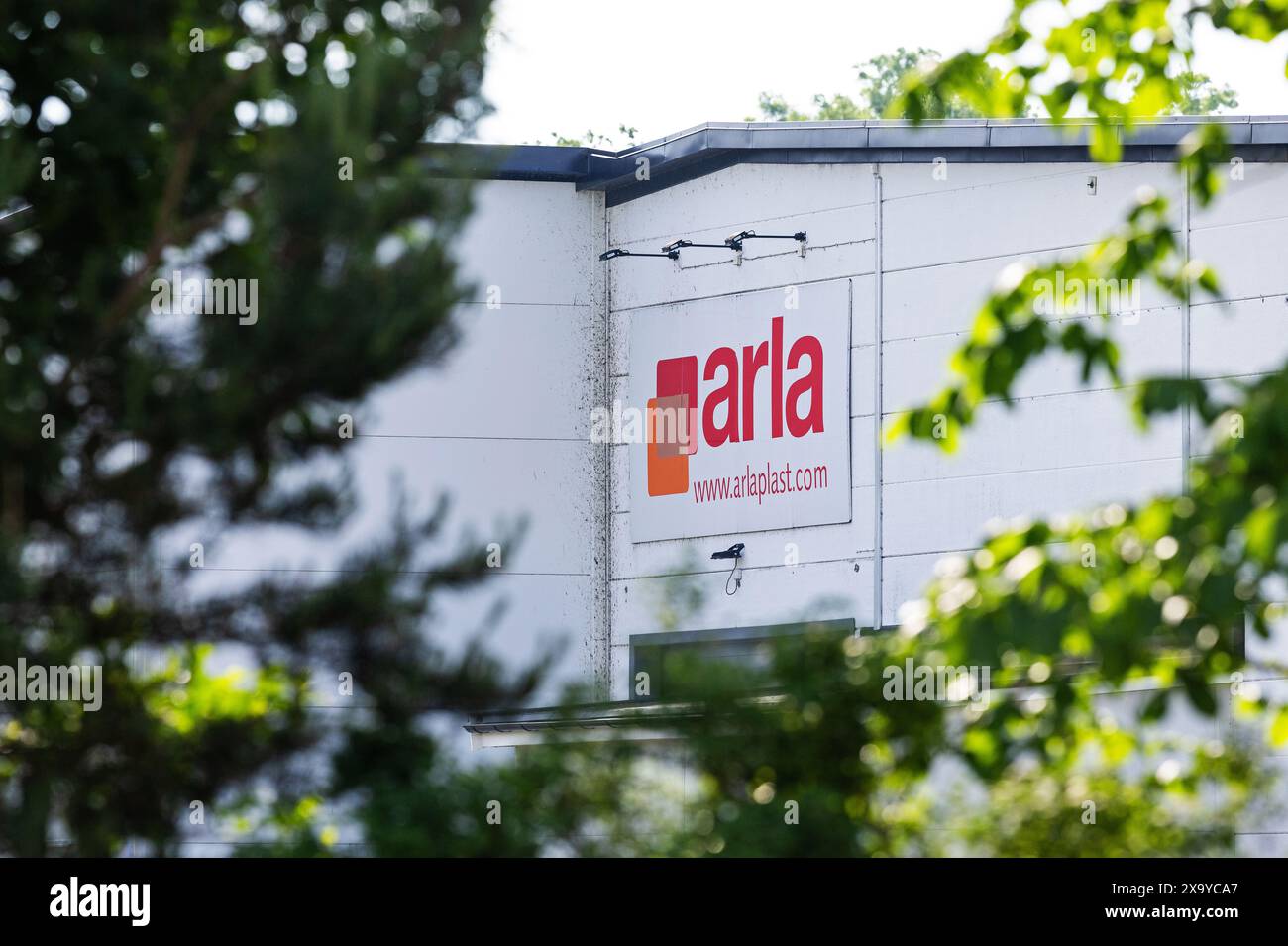 Borensberg, Sweden. 3rd, June, 2024. Arla Plast industry in Borensberg ...