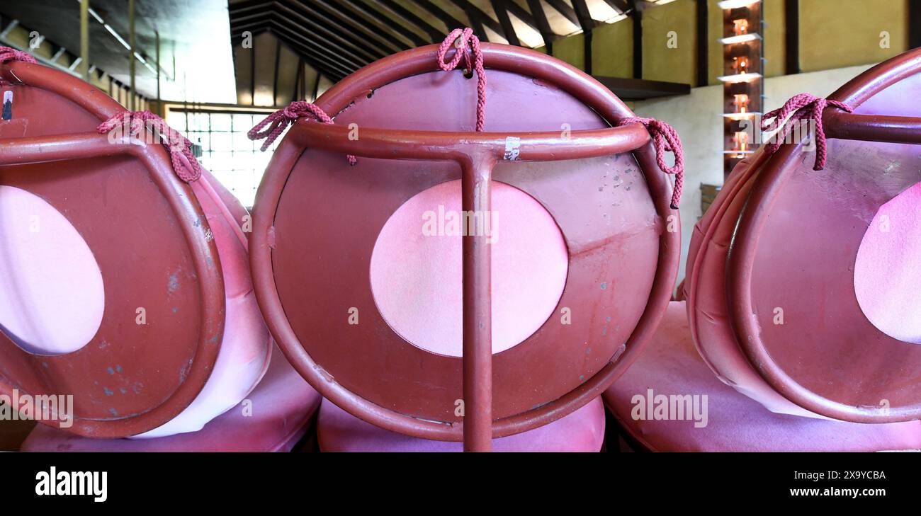 Spring Green, Wisconsin, USA. 17th May, 2024. The newly restored ...