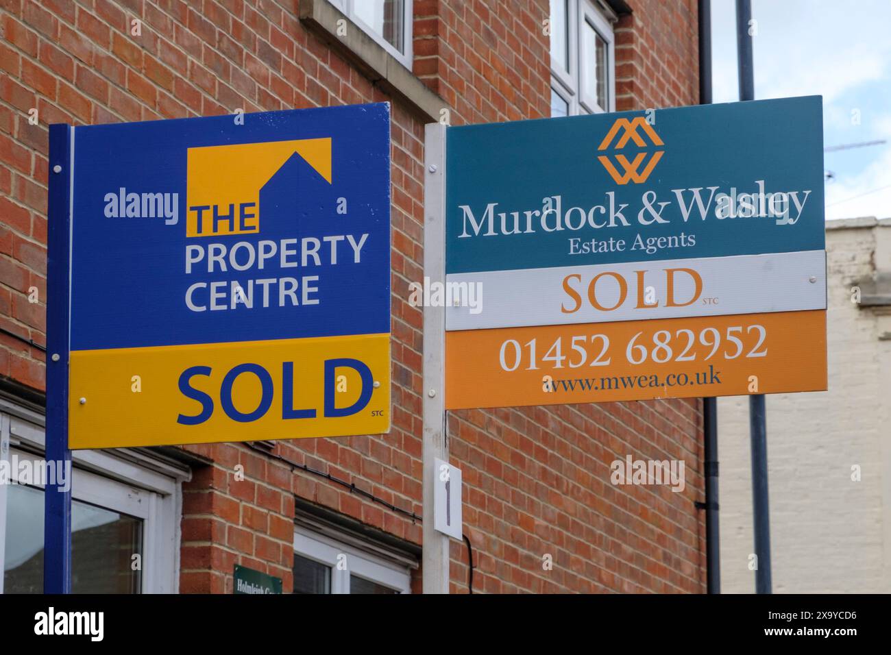 The colourfull houses of Tredworth Gloucester UK Stock Photo - Alamy