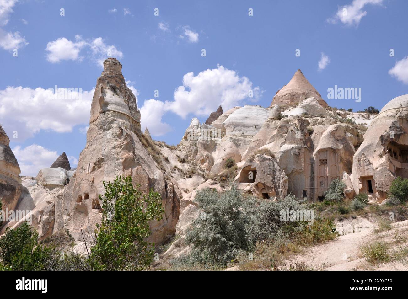 Fairy Chimneys, Red Rose Valley, Cappadocia, Goreme, Nevsehir Province ...