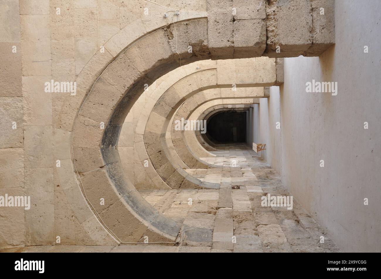 Archways, Sultanhani Caravanserai, Sultanhani, Akseray Province, Turkey ...