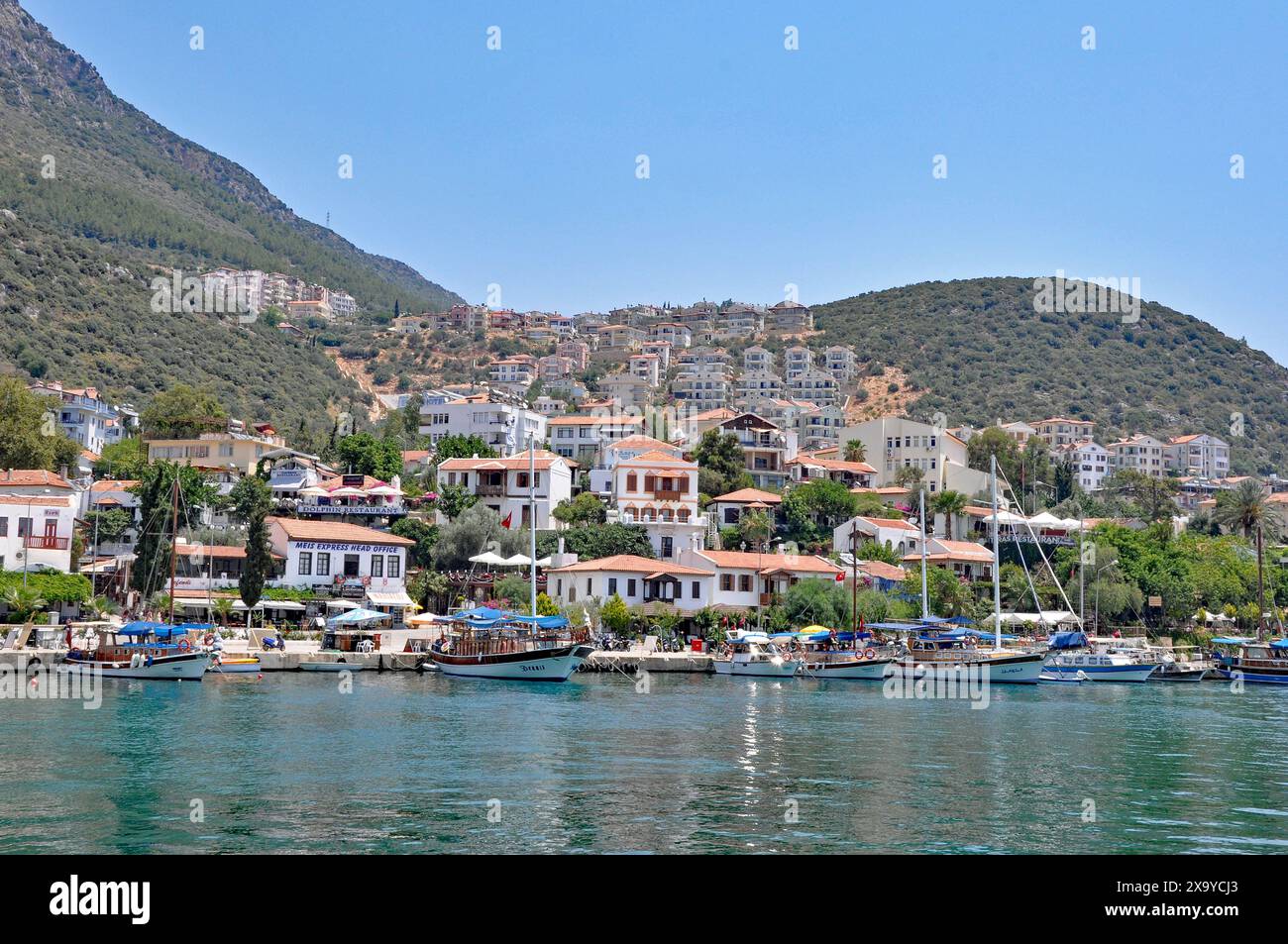 Kas Town and Harbour , Antalya Province, Turkey Stock Photo - Alamy