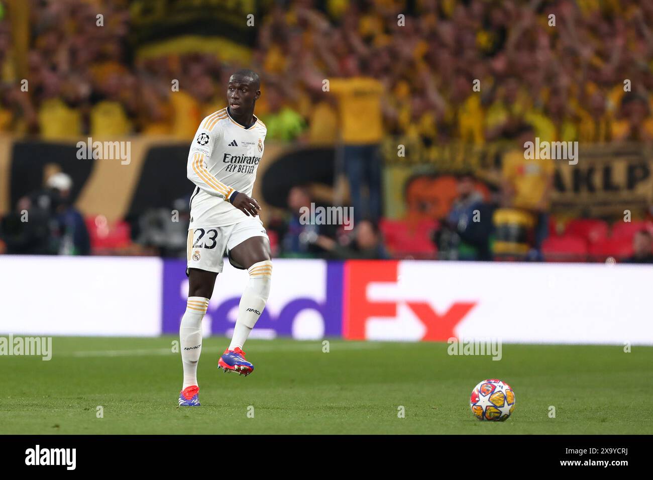 Ferland Mendy of Real Madrid - Borussia Dortmund v Real Madrid, UEFA ...
