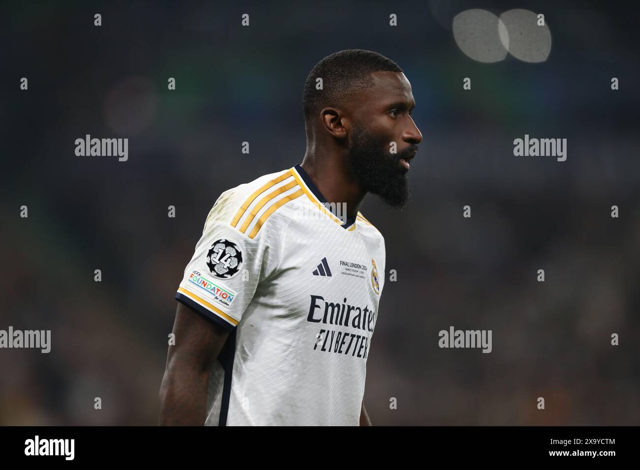 Antonio Rudiger of Real Madrid - Borussia Dortmund v Real Madrid, UEFA ...