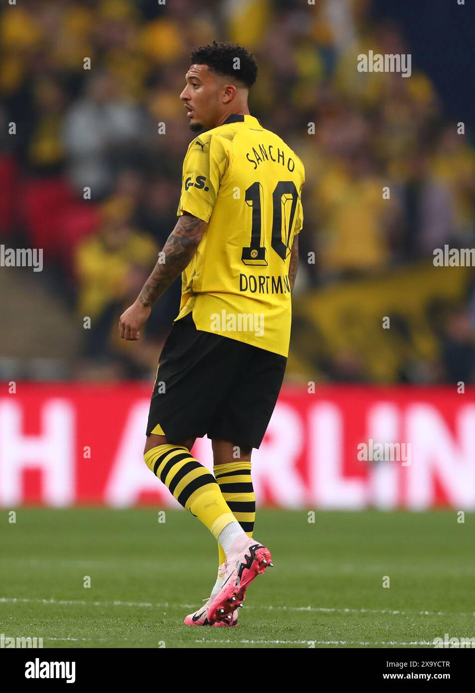 Jadon Sancho of Borussia Dortmund - Borussia Dortmund v Real Madrid ...
