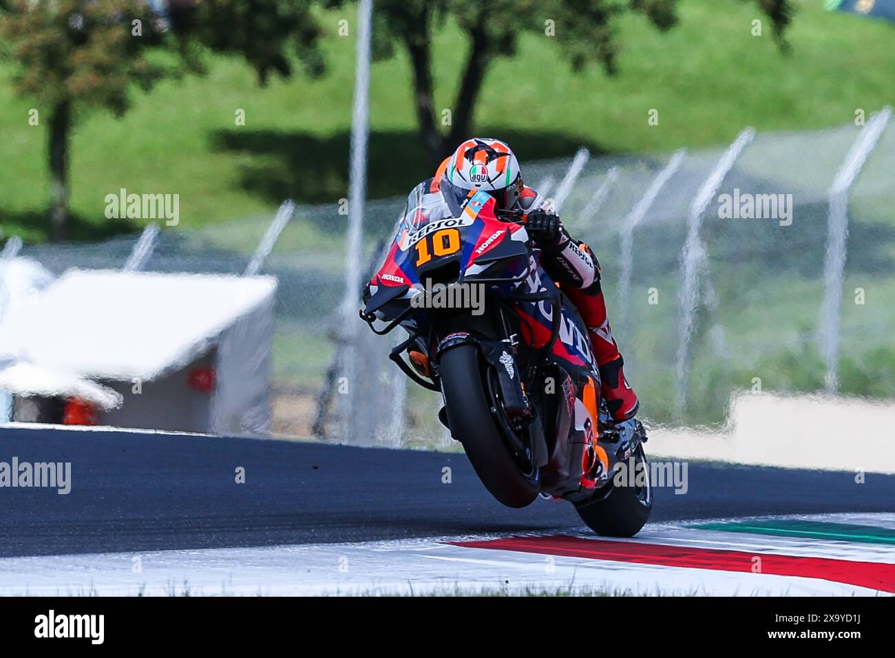 Scarperia, Italy. 01st June, 2024. Luca Marini of Italy and Repsol ...