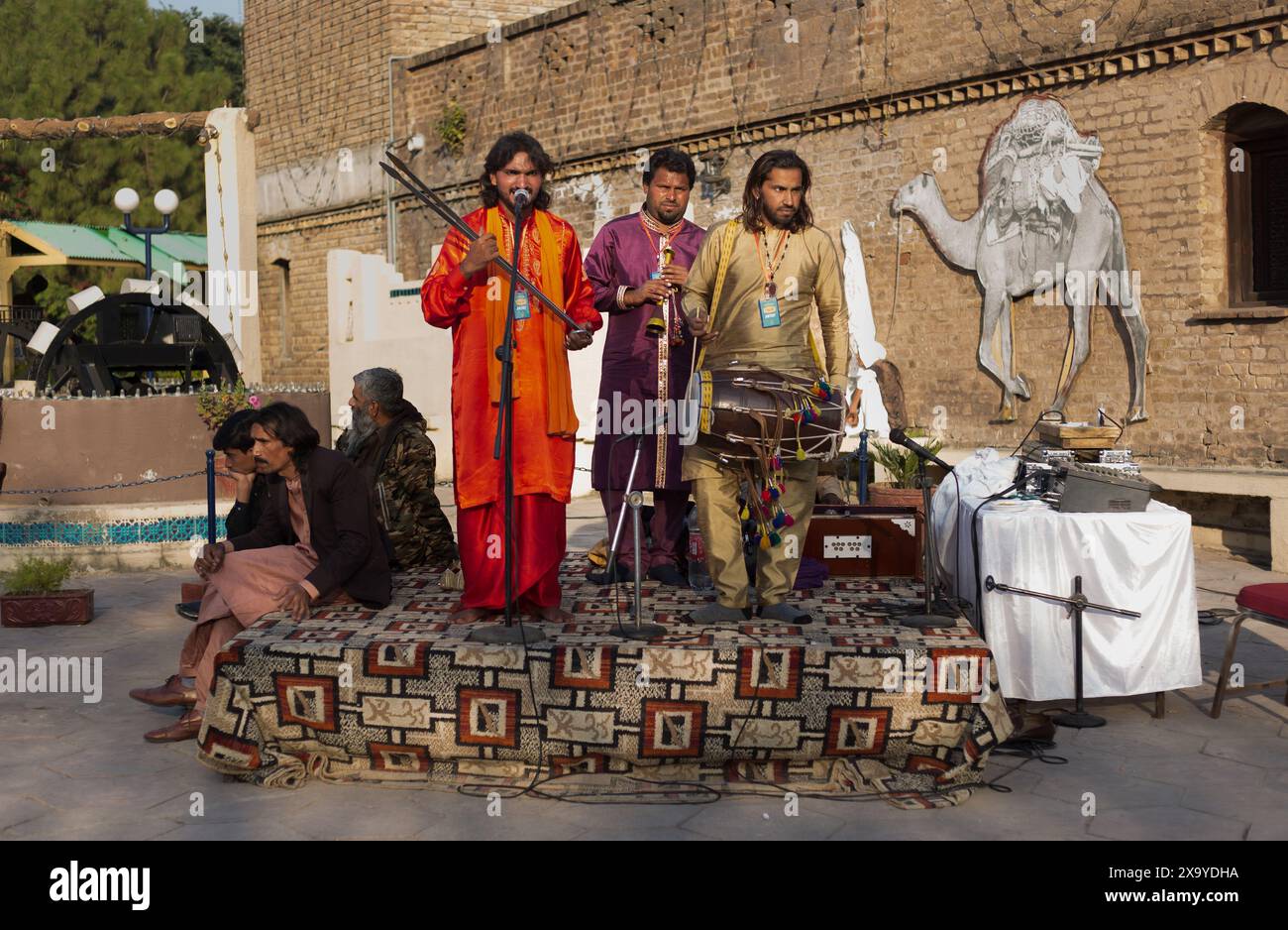 A scenic view of the Lok Mela festival in Islamabad, Pakistan Stock ...