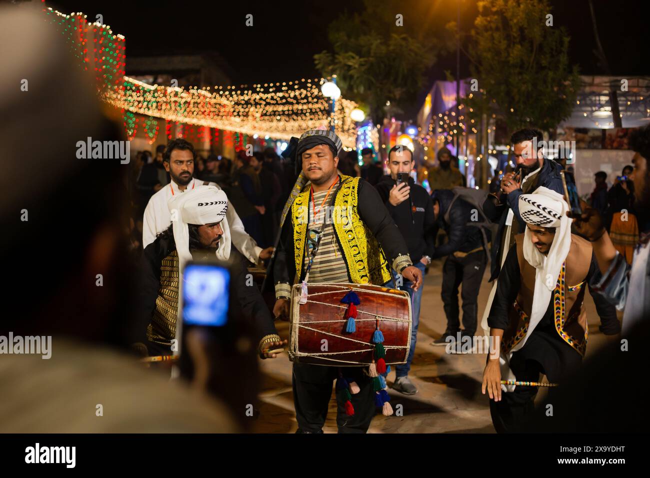 A scenic view of the Lok Mela festival in Islamabad, Pakistan Stock ...