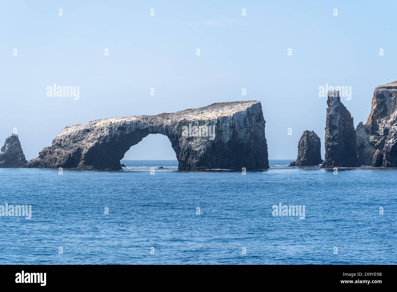 The Stone Arch at Channel Islands National Park, CA, USA Stock Photo ...