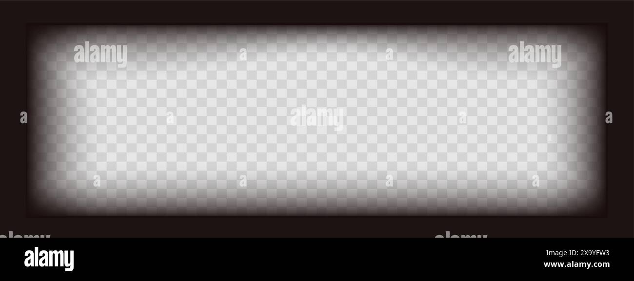 Old cinematic frame, video film strip. Retro vintage tape empty ...