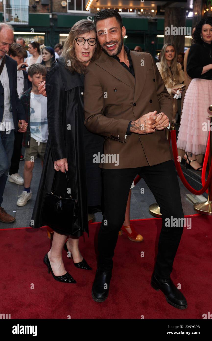 London, UK. 02nd June, 2024. Pauline McLynn and Giovanni Pernice attend ...