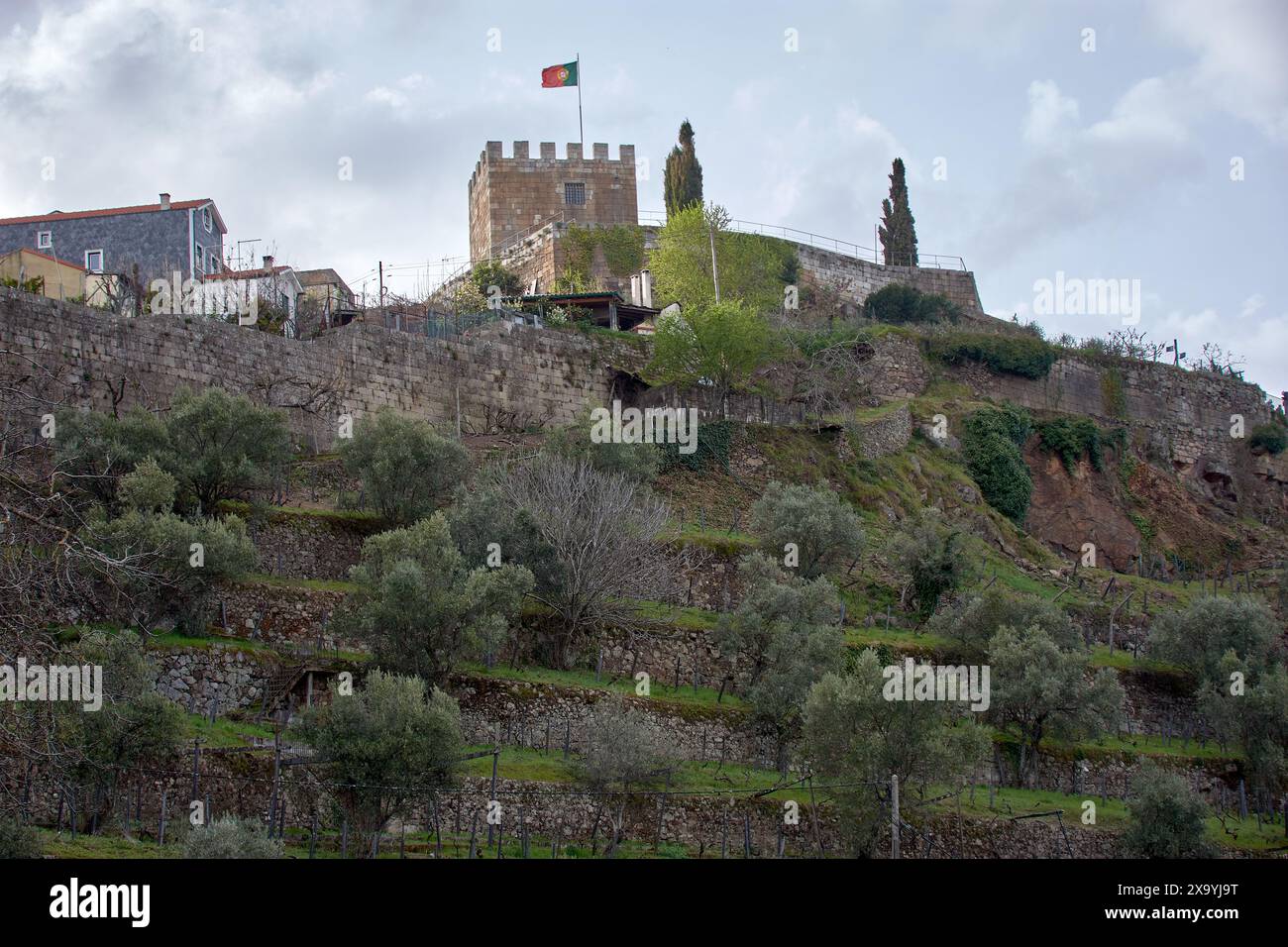 The Lamego Castle seen from the foot of the hill Stock Photo - Alamy