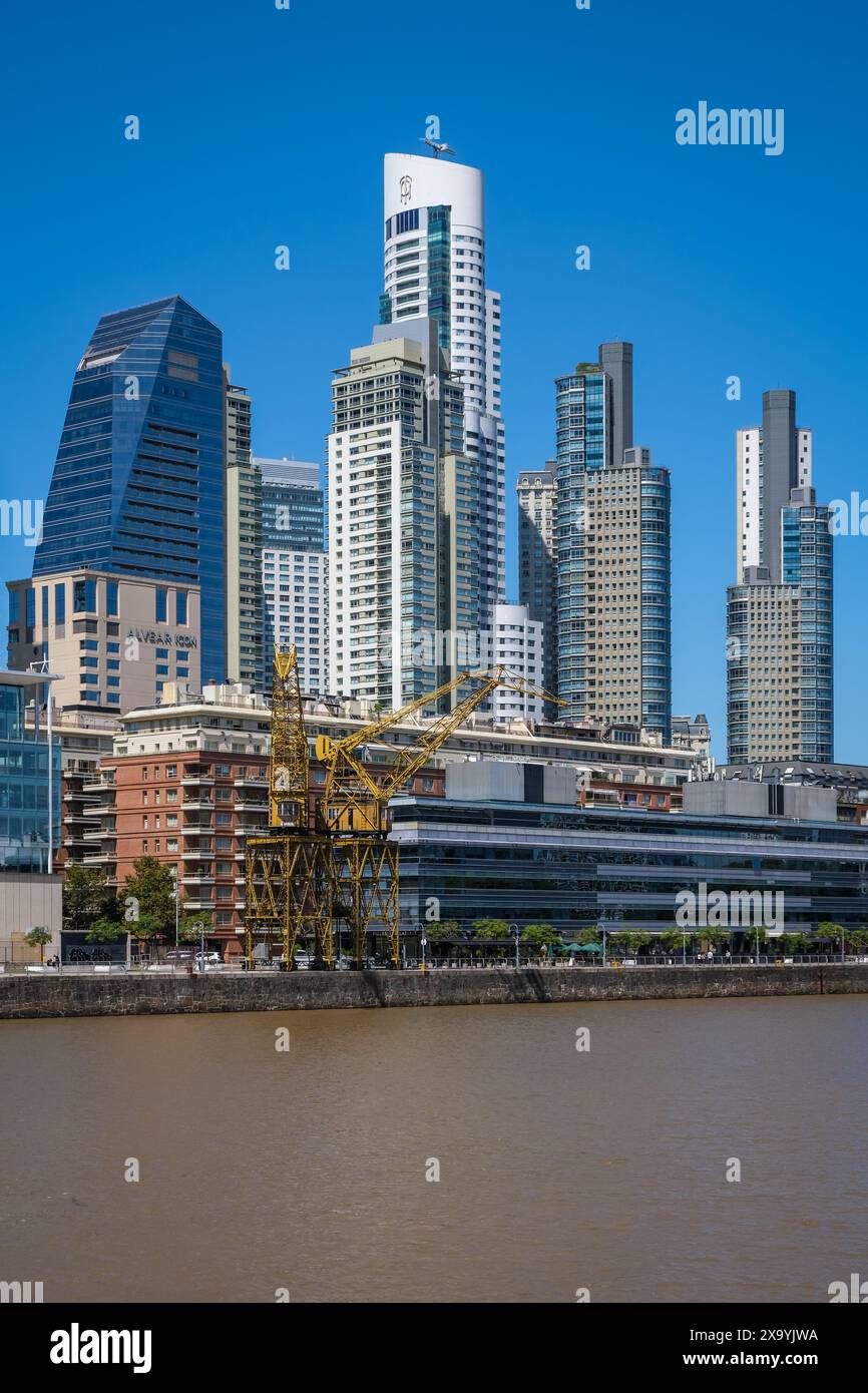 Buenos Aires, Argentina - Modern high-rise buildings in Puerto Madero ...