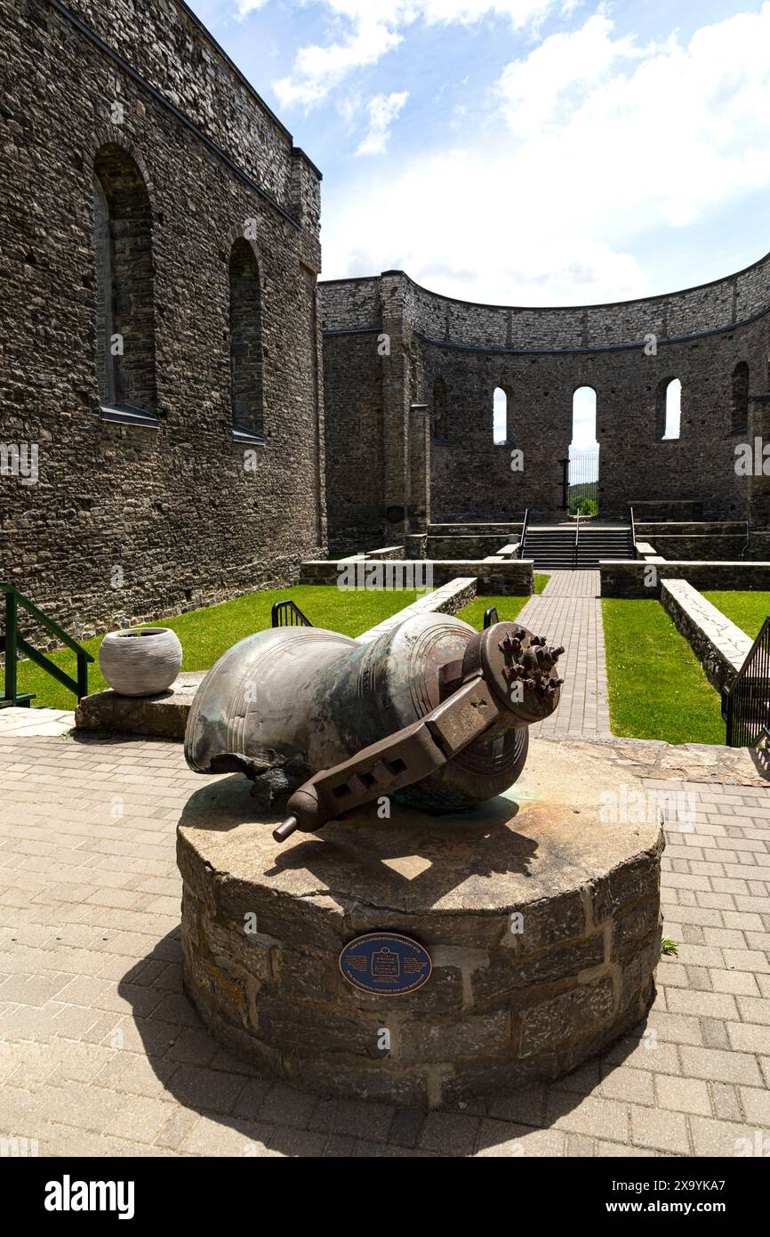 St. Raphael’s Ruins with the remains of the church bell. St. Raphael’s ...