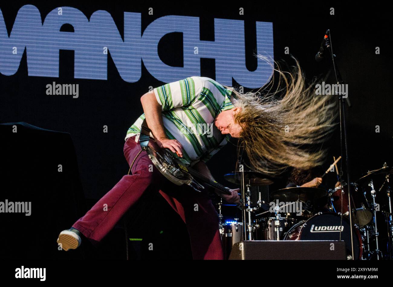 Scott Hill of Fu Manchu performing at Release Athens Festival in ...