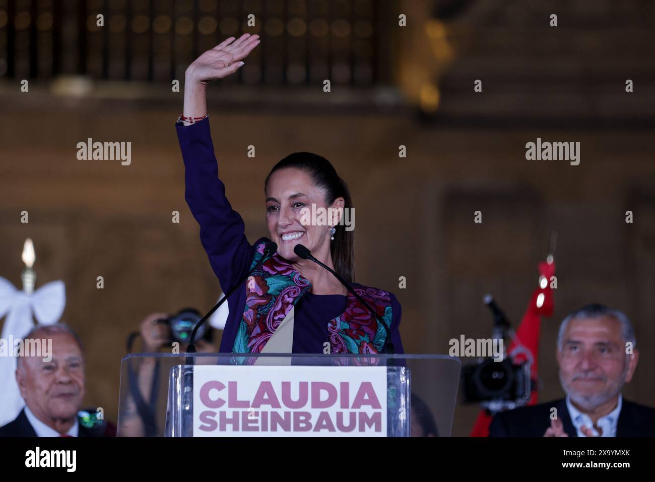 Claudia sheinbaum, victory 2024 hi-res stock photography and images - Alamy