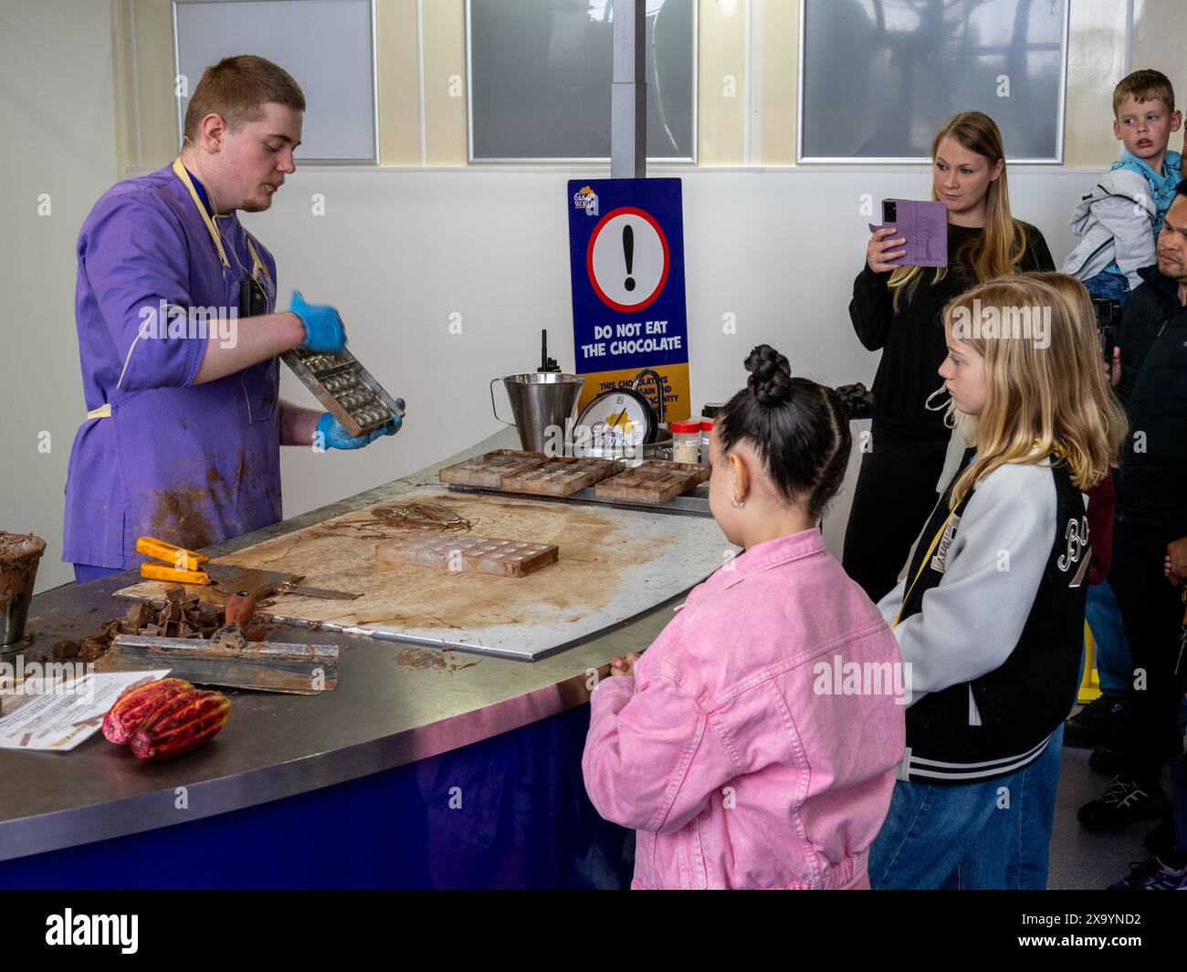 Cadbury World Birmingham, UK. Self-guided tours through colorful ...