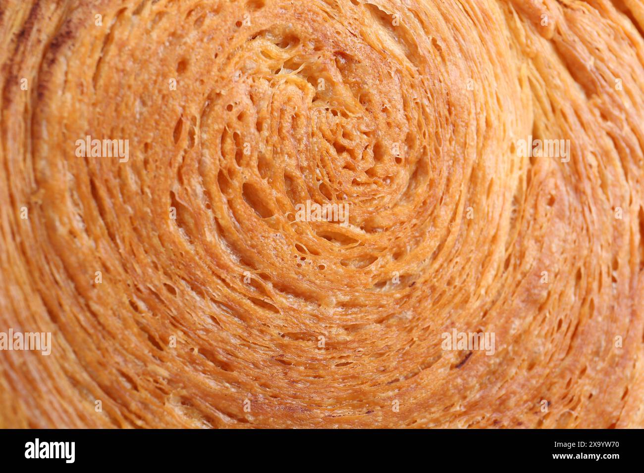 Tasty puff pastry. Supreme croissant as background, closeup Stock Photo ...