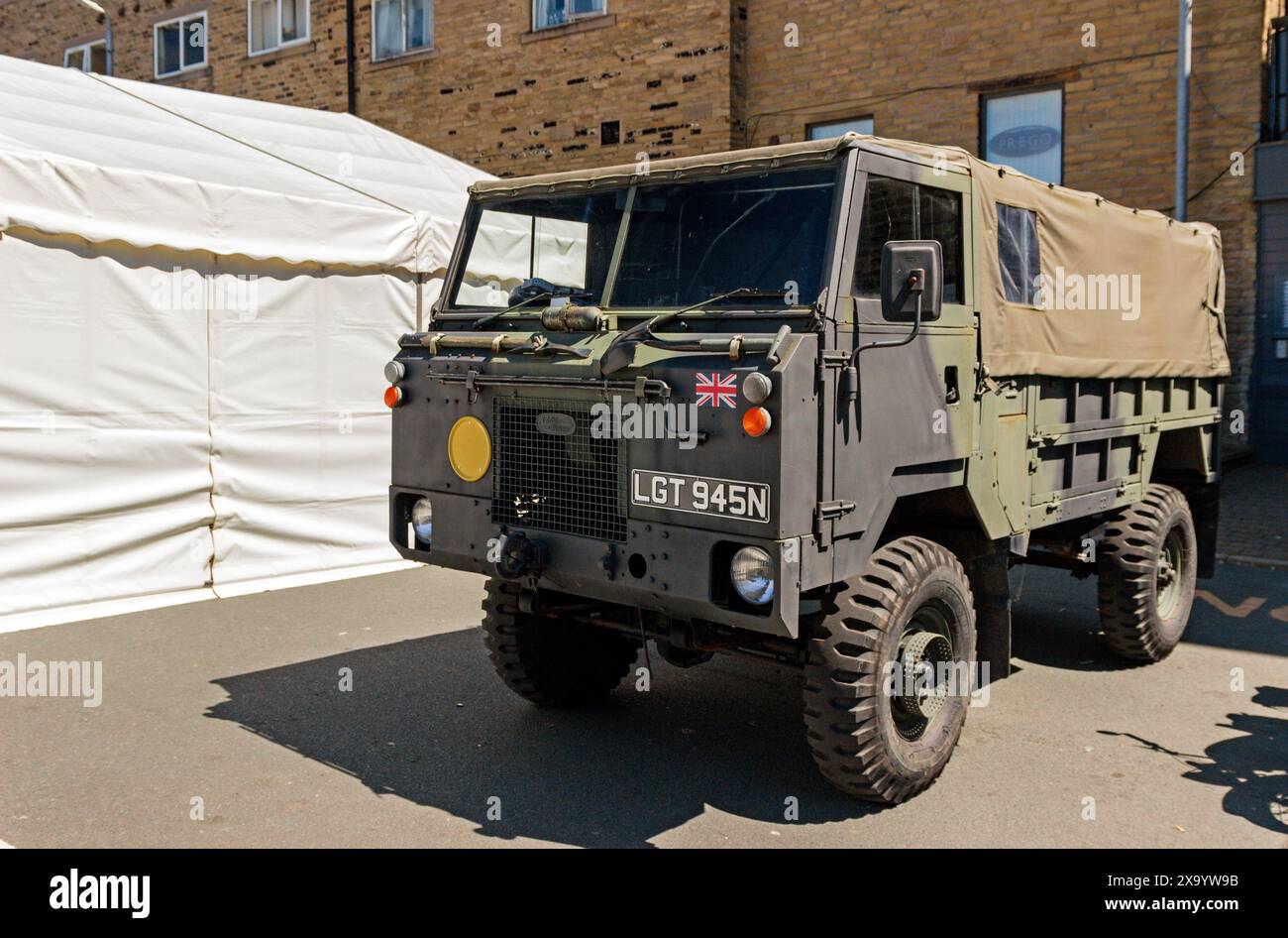 Land Rover 101 Forward Control. Brighouse 1940's Weekend 2024 Stock ...