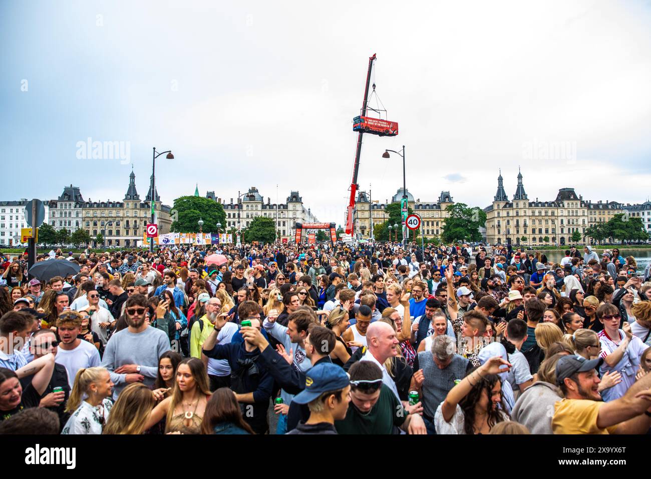 Copenhagen, Denmark. 30th, May 2024. Party people take the streets of ...