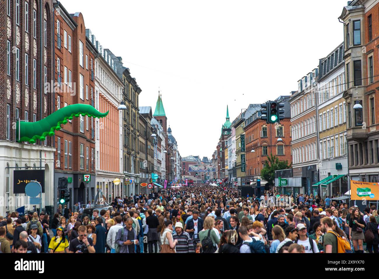 Copenhagen, Denmark. 30th, May 2024. Party people take the streets of ...