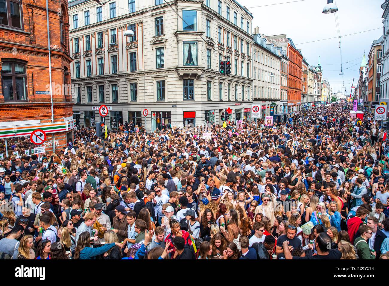 Copenhagen, Denmark. 30th, May 2024. Party people take the streets of ...