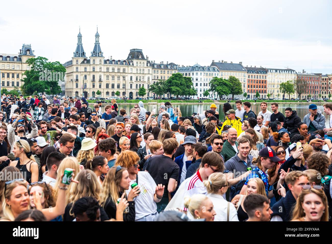 Copenhagen, Denmark. 30th, May 2024. Party people take the streets of ...