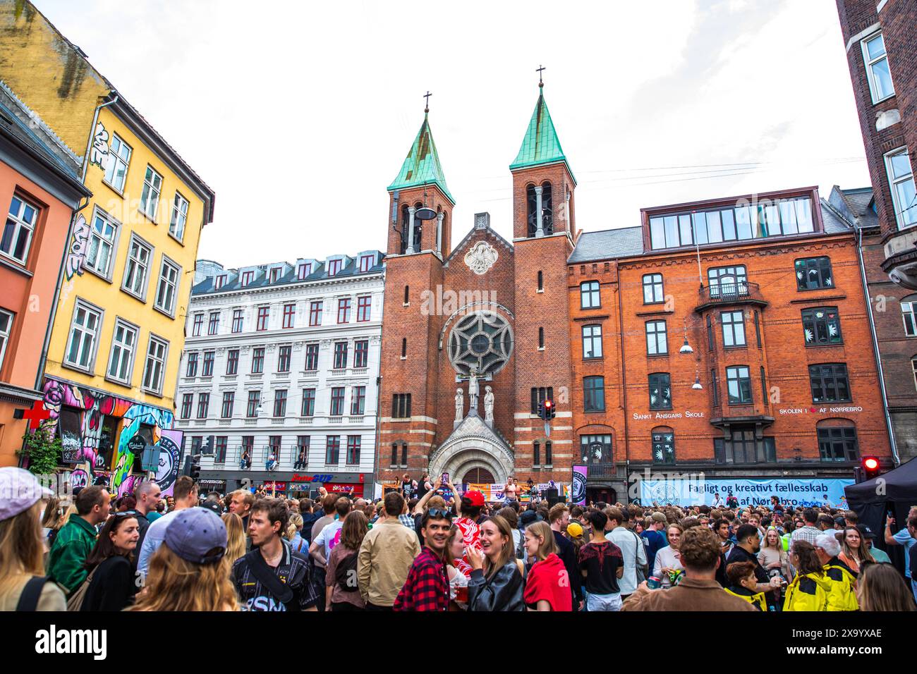 Copenhagen, Denmark. 30th, May 2024. Party people take the streets of ...