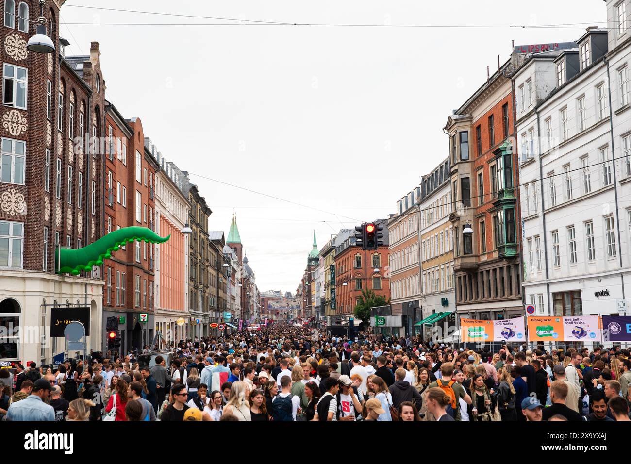 Copenhagen, Denmark. 30th, May 2024. Party people take the streets of ...