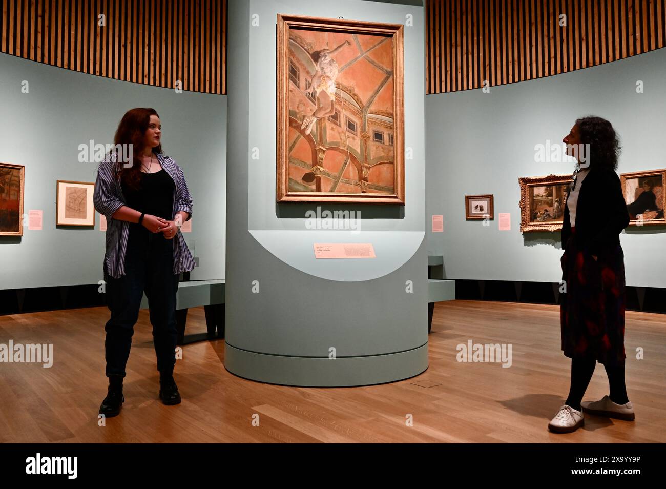 London, UK. " Miss La La at the Cirque Fernando" Discover Degas & Miss ...