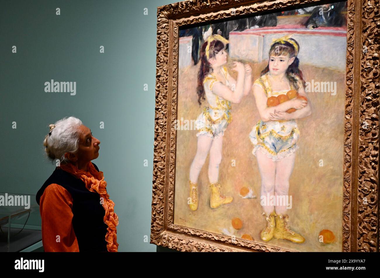 London, UK. "Acrobats at the Cirque Fernando" by Auguste Renoir ...