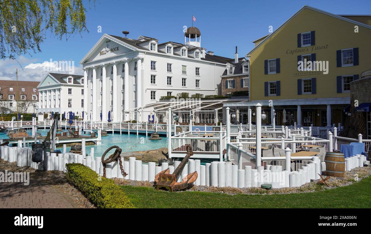 Rust, Germany-March 28.2024: View of the American-style "Bell Rock ...