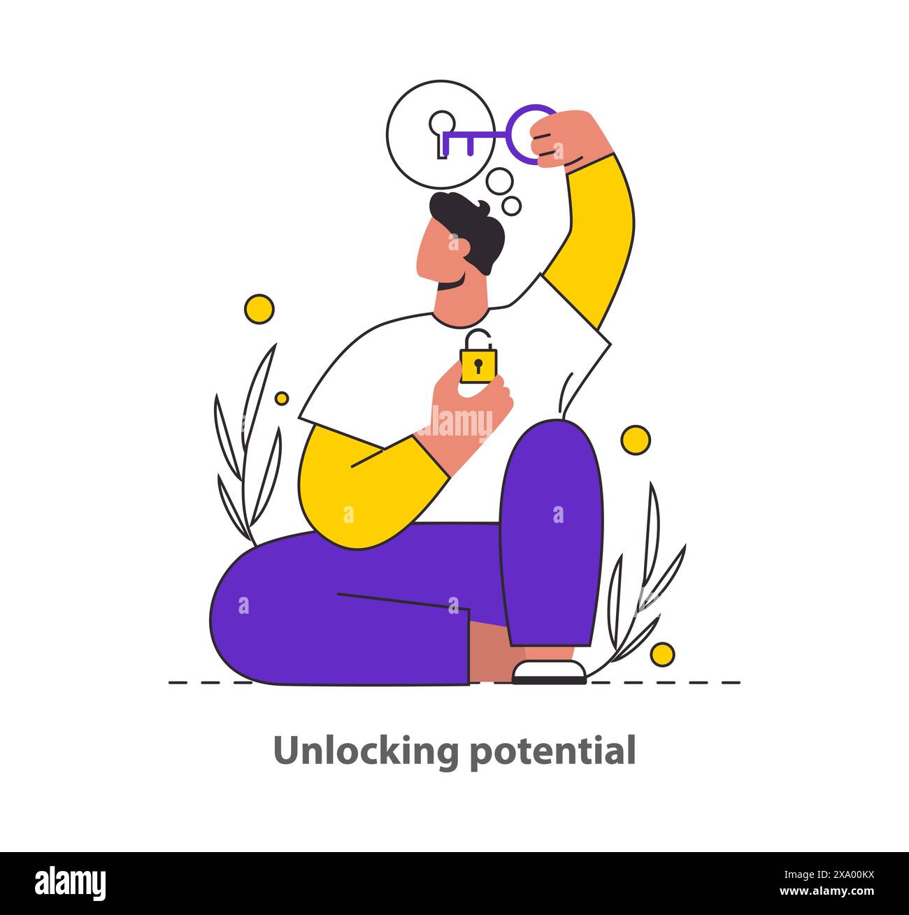 Challenge oneself Stock Vector Images - Alamy