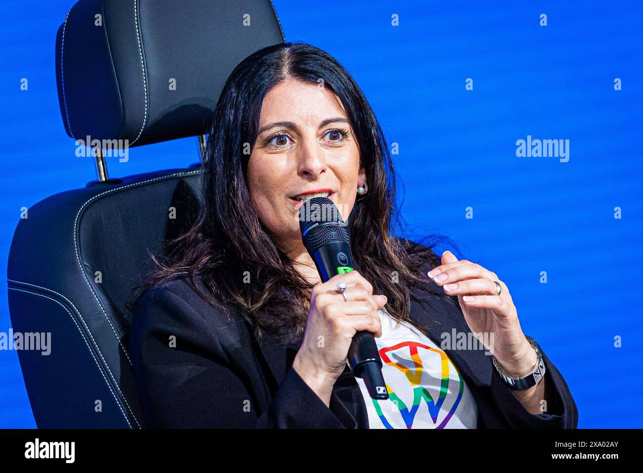 03 June 2024, Lower Saxony, Wolfsburg: Daniela Cavallo, Chairwoman of ...