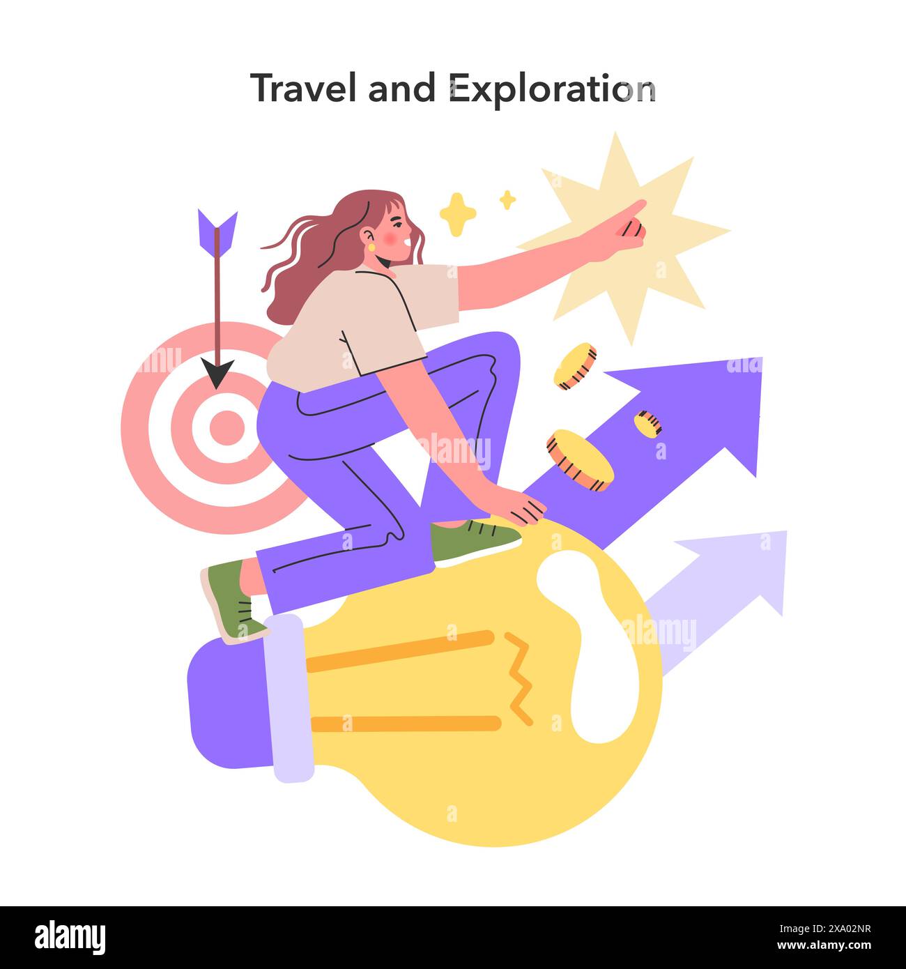 Expedition adventure thrill Stock Vector Images - Alamy