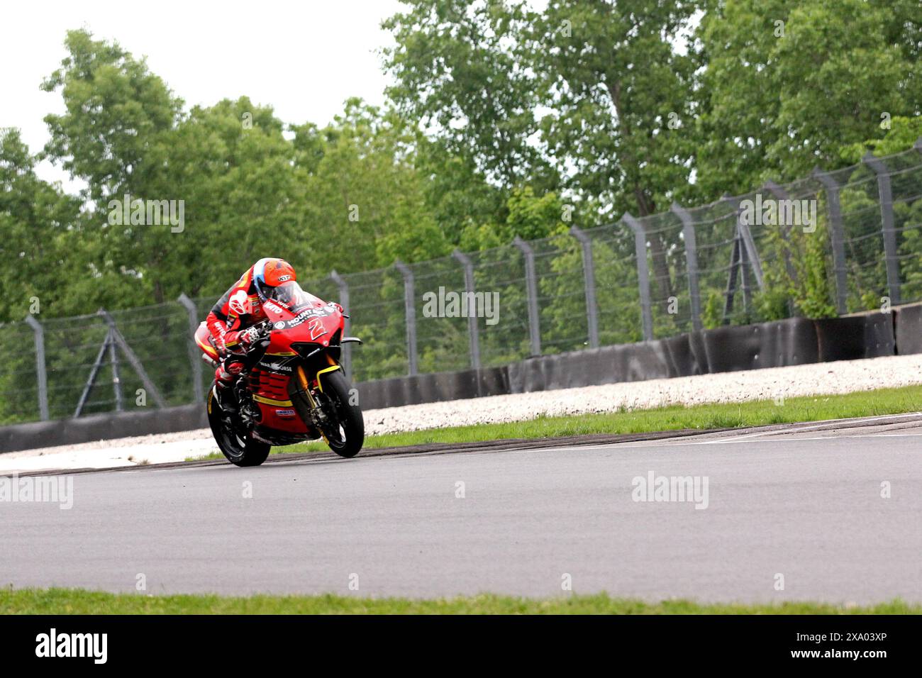 Elkhart Lake, Wisconsin, June 2, 2024: .Josh Herrin won the MotoAmerica ...
