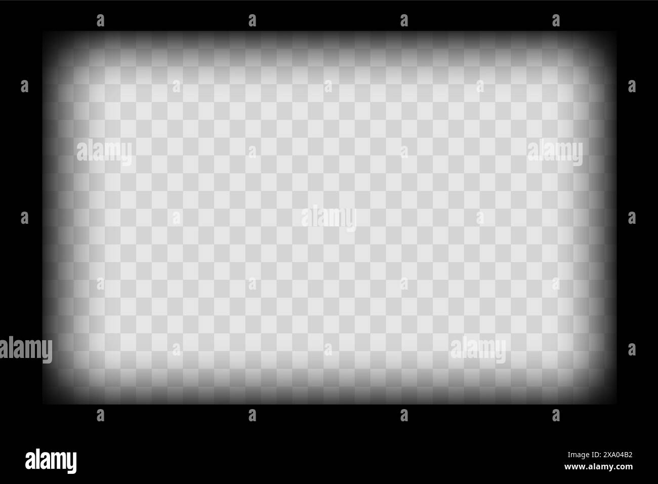 Old cinematic frame, video film strip. Retro vintage tape empty ...