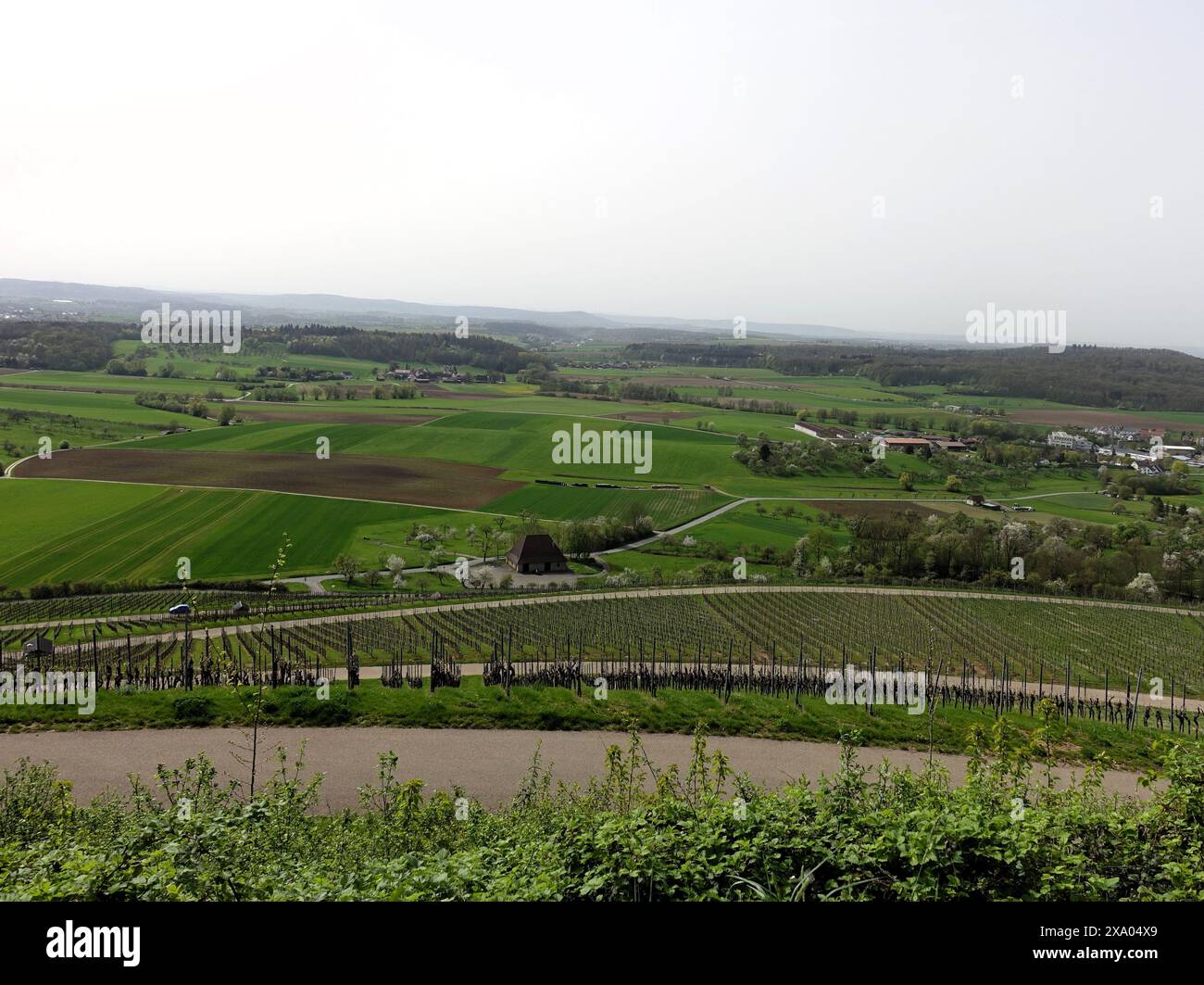 Scenic hilltop view over hi-res stock photography and images - Alamy