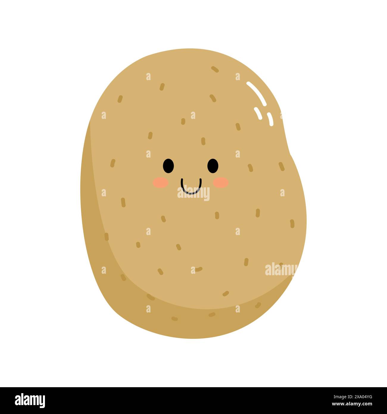 hand drawn cute potato illustration Stock Vector Image & Art - Alamy