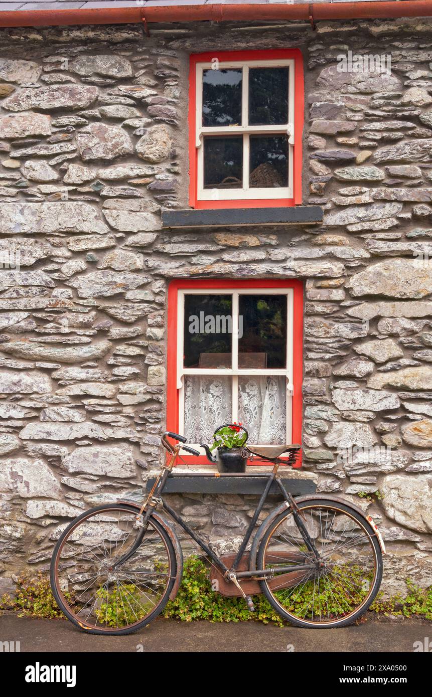 Ireland, County Kerry, Bonane, near Kenmare, Molly Gallivans's Cottage ...