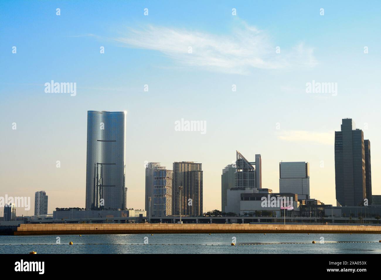 Abu Dhabi, January, UAE‎, - Skyscrapers in Abu Dhabi, United Arab ...
