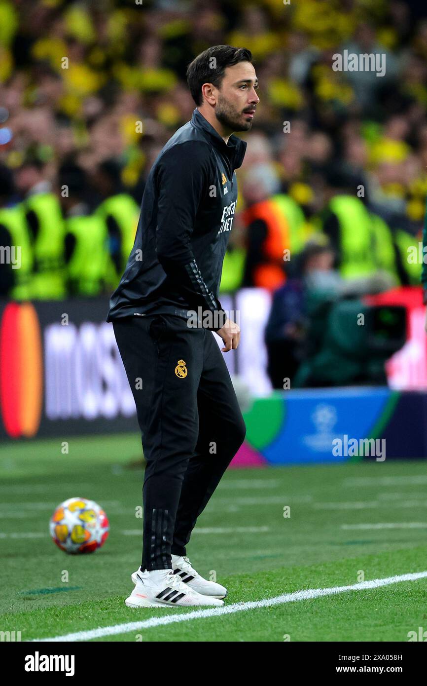 Davide Ancelotti assistant coach of Real Madrid CF during the 2023/2024 ...