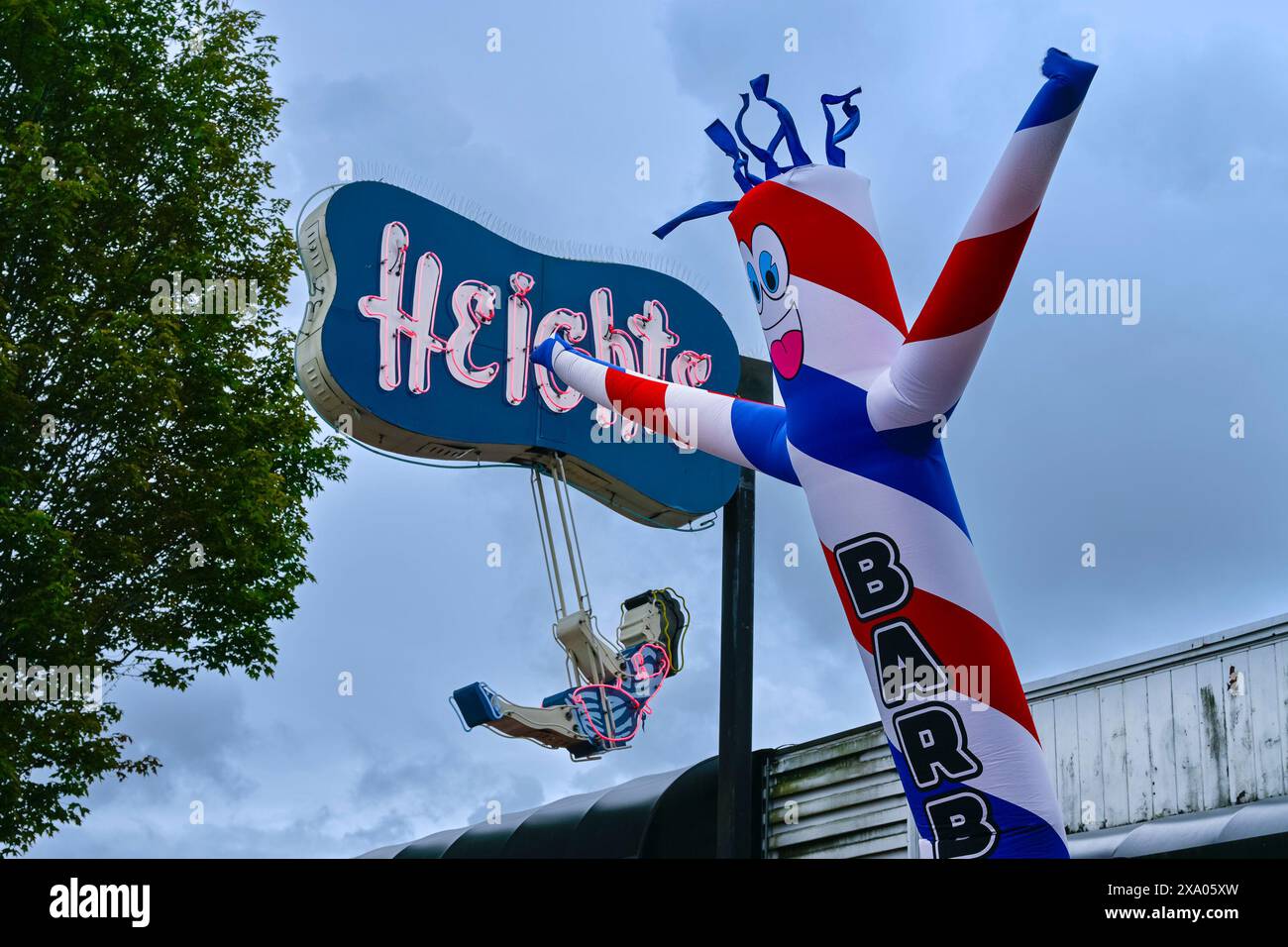 Inflatable barber pole hi-res stock photography and images - Alamy