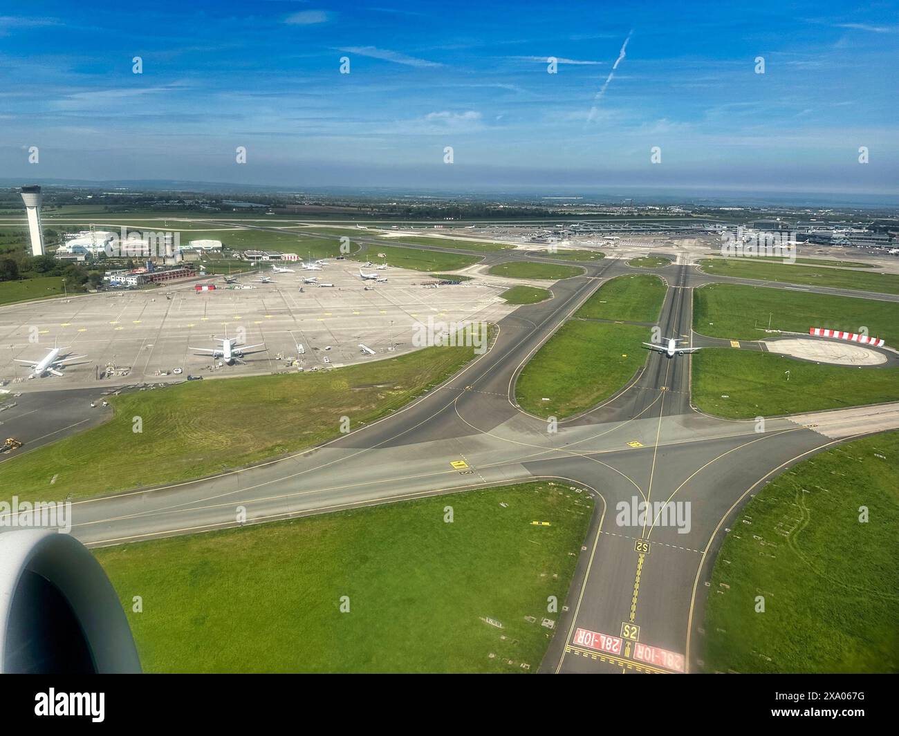 Dublin, Ireland, 9th May, 2024 Take off at Dublin International Airport ...