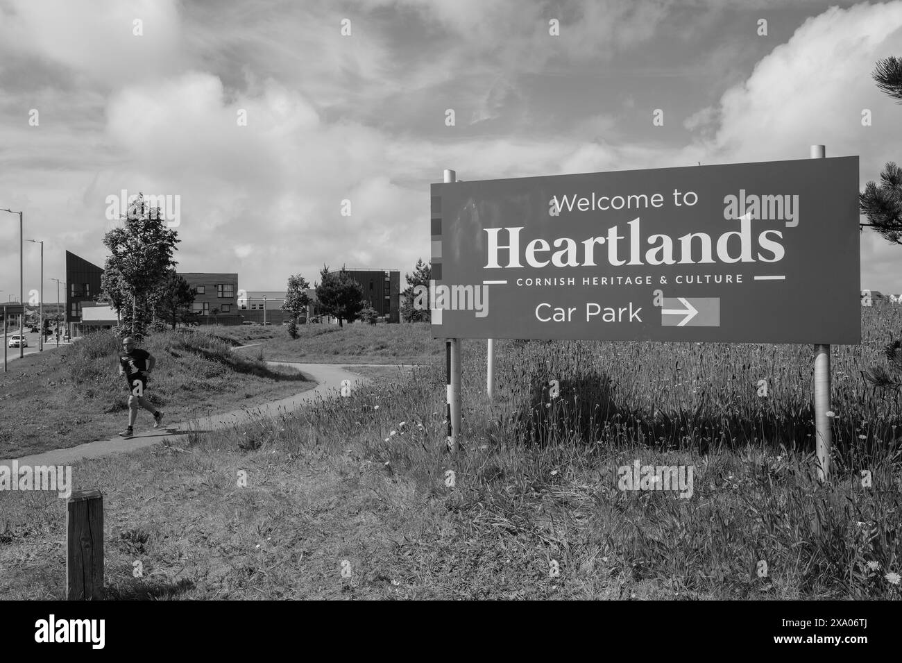 HEARTLANDS POOL CAMBORNE WORLD HERITAGE SITE MINING ENGINE HOUSE Stock ...
