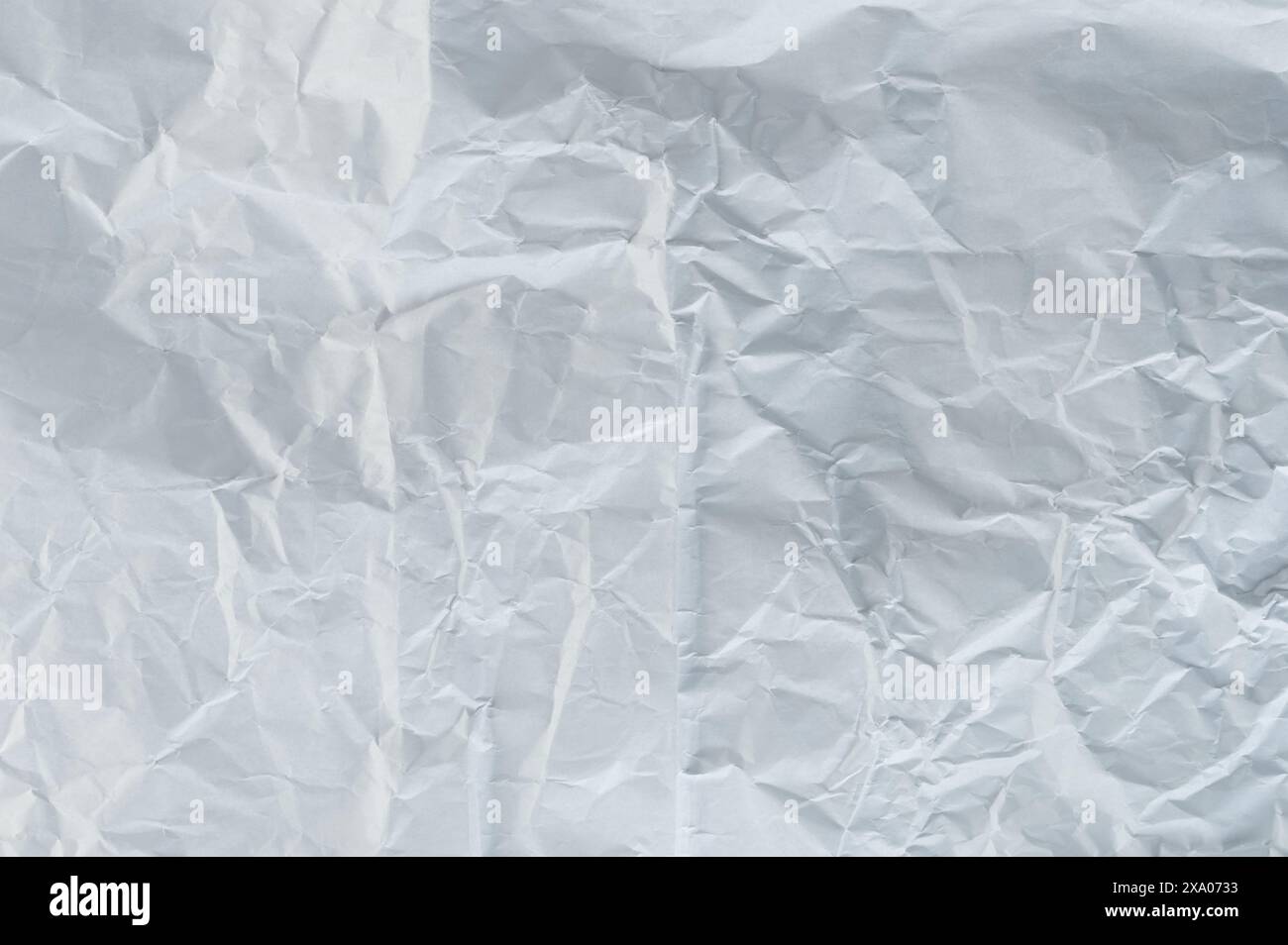 Flat crumpled white paper background with abstract crease lines Stock ...