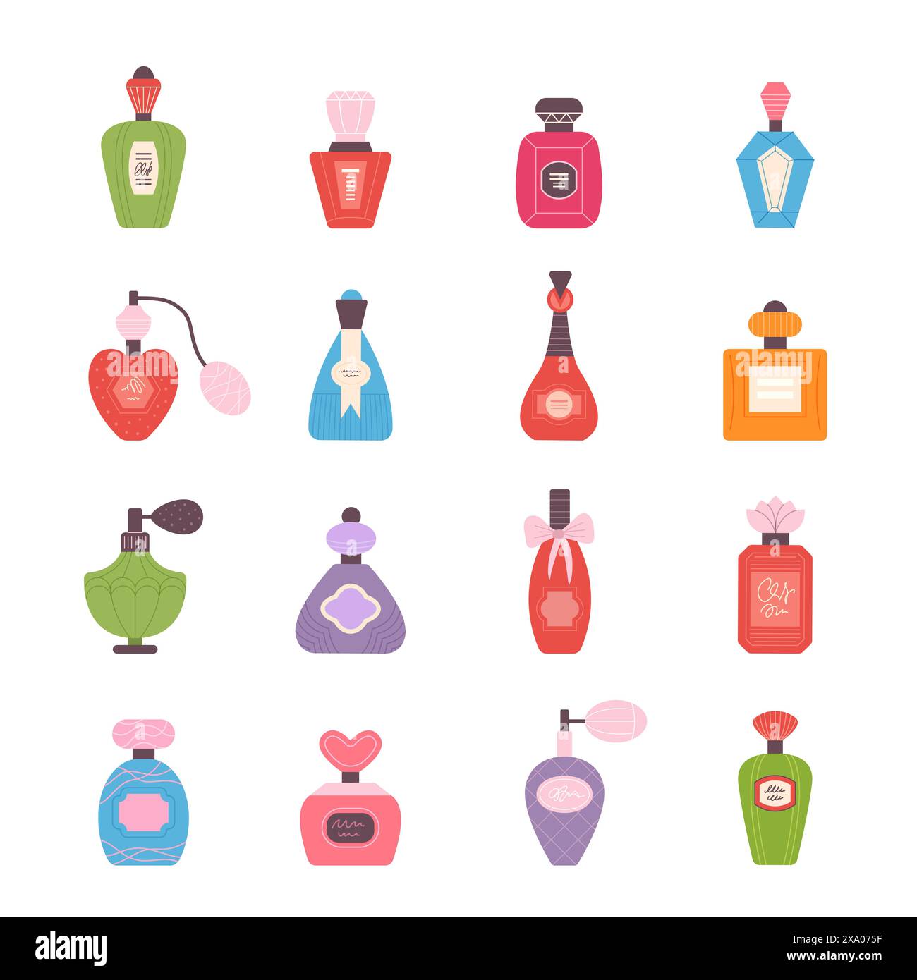 Perfume bottles pack for liquid perfumes fashioned luxury items Stock ...