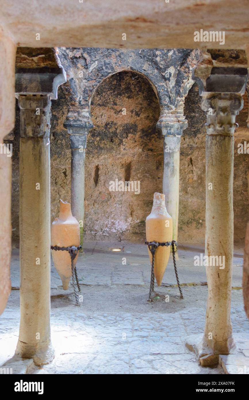 The Arab Baths of Palma de Mallorca, Balearic Islands, Spain Stock ...