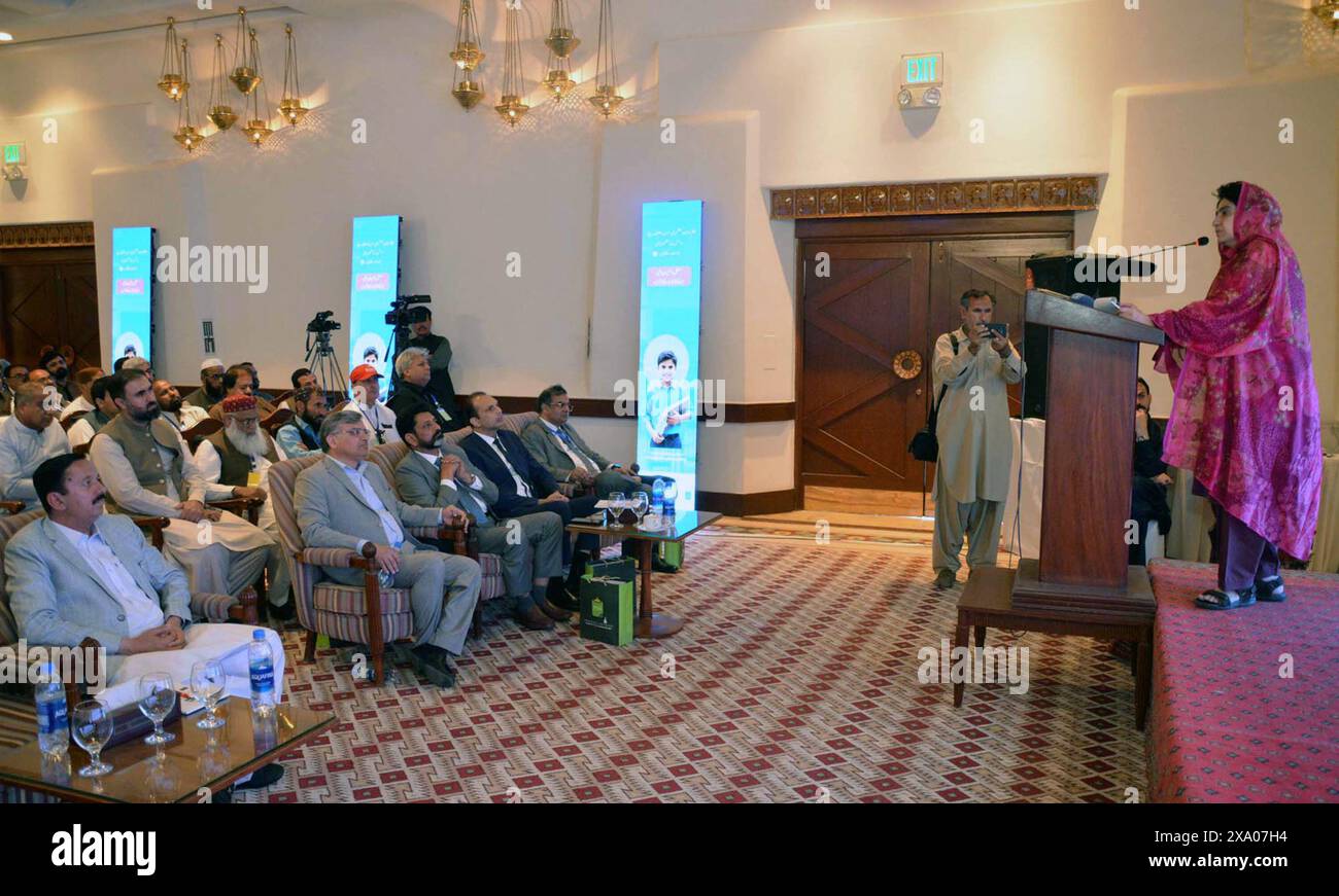 QUETTA, PAKISTAN, JUN 03: Provincial Education Minister, Raheela Hameed ...